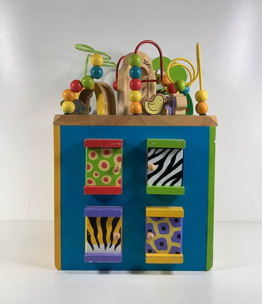 Battat Wooden Activity Cube