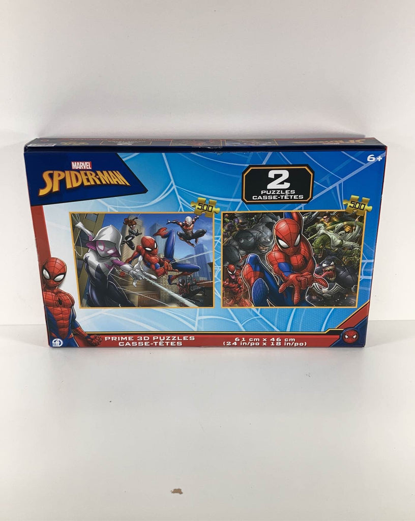 Marvel Spider-Man 500 Piece Puzzles Set Of 2
