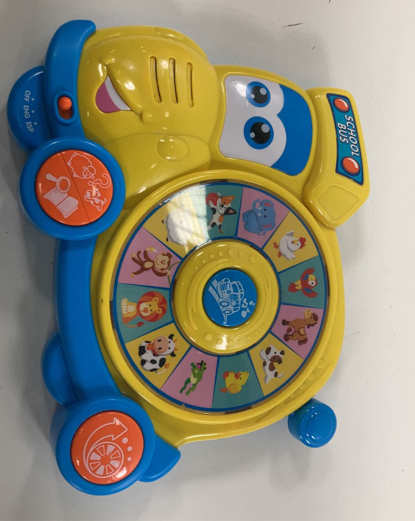 Hap P Kid Spinning Learning School Bus