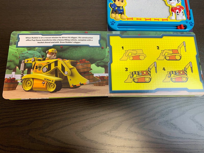 PAW Patrol Learning Book with Magnetic Drawing Pad