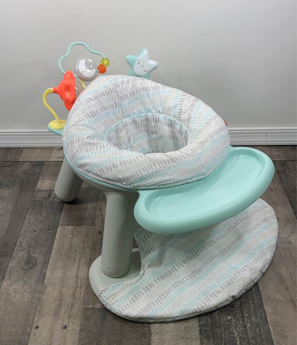 Skip Hop 2-in-1 Sit-up Activity Baby Chair, Silver Lining Cloud ...