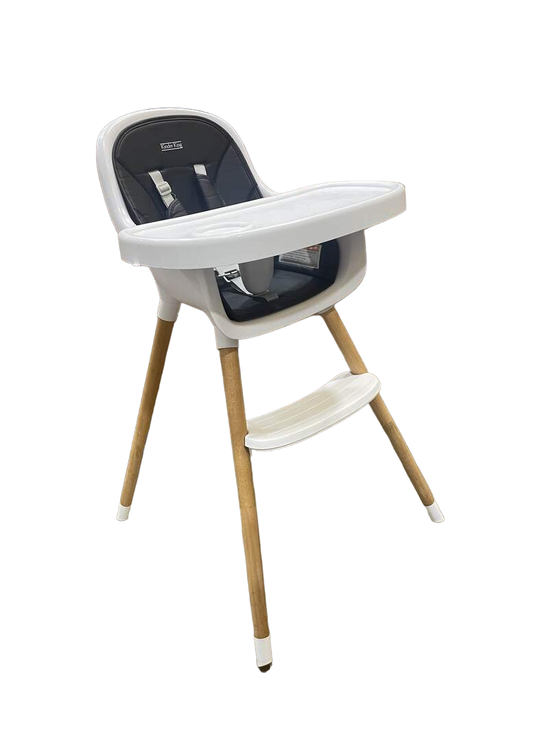 Kinder King Convertible High Chair, Black — GoodBuy Gear