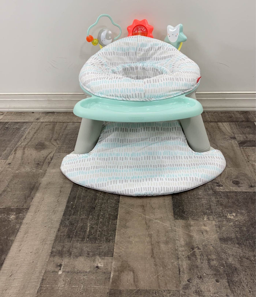 Skip Hop 2-in-1 Sit-up Activity Baby Chair, Silver Cloud Lining