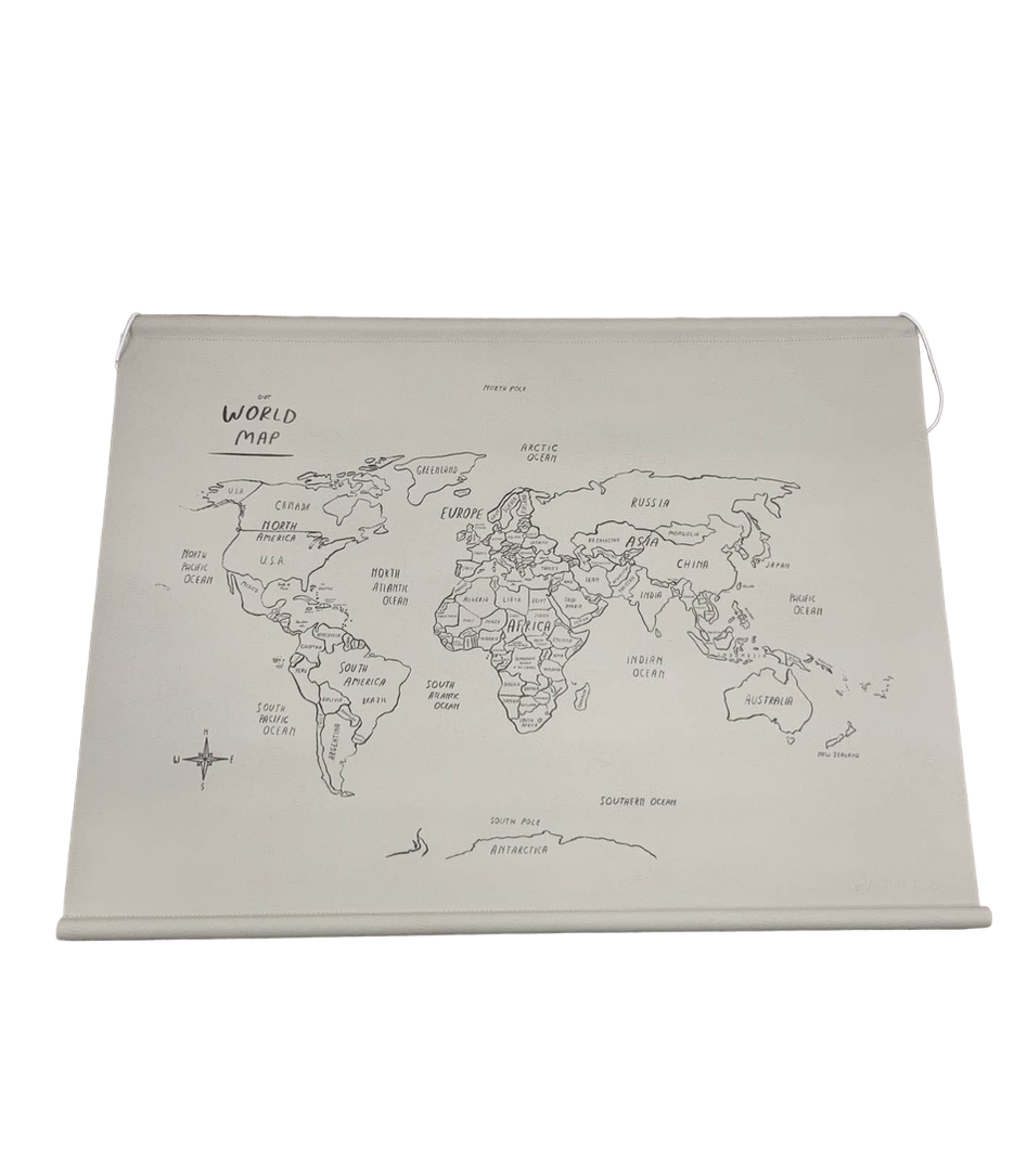 Gathre Poster, World Map — GoodBuy Gear
