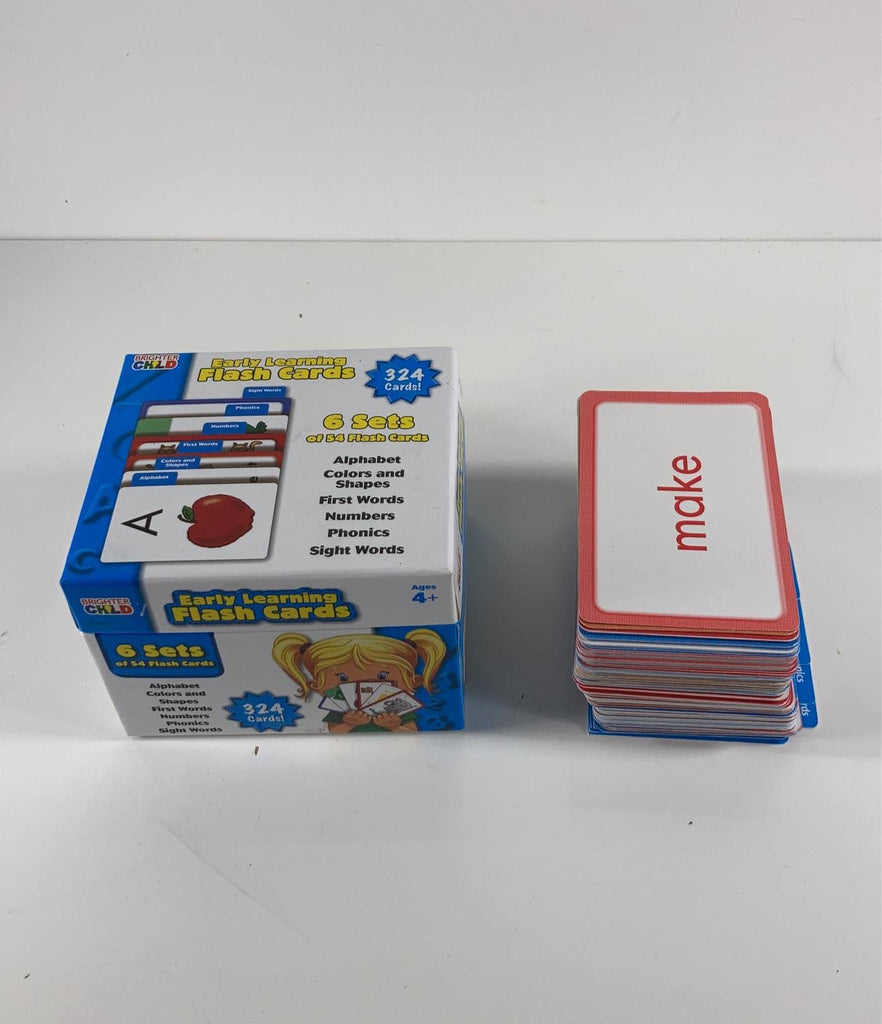 Brighter Child Early Learning Flash Cards, Set of 6
