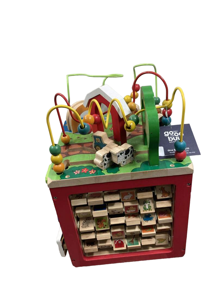 Battat Wooden Activity Cube