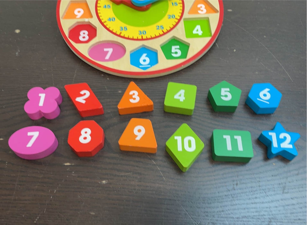 Melissa & Doug Shape Sorting Clock