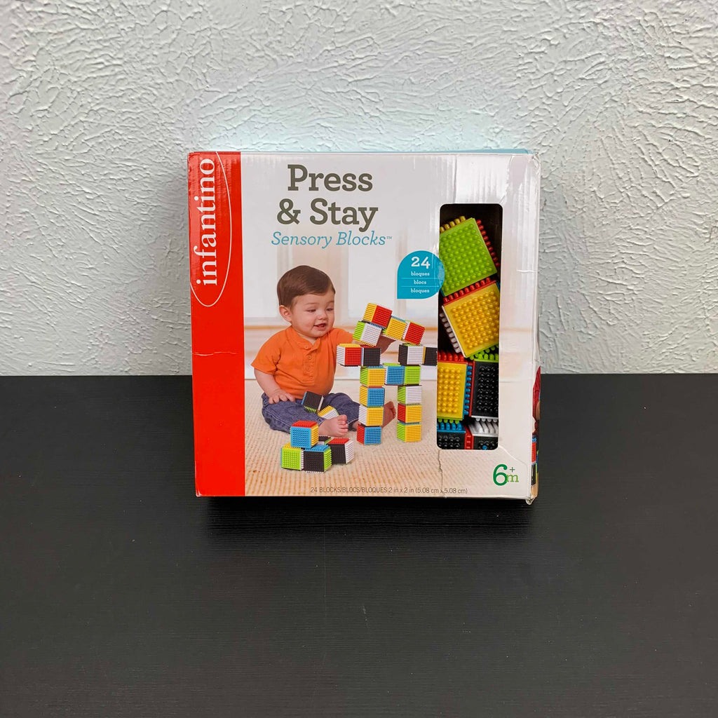 Infantino Press & Stay Sensory Blocks