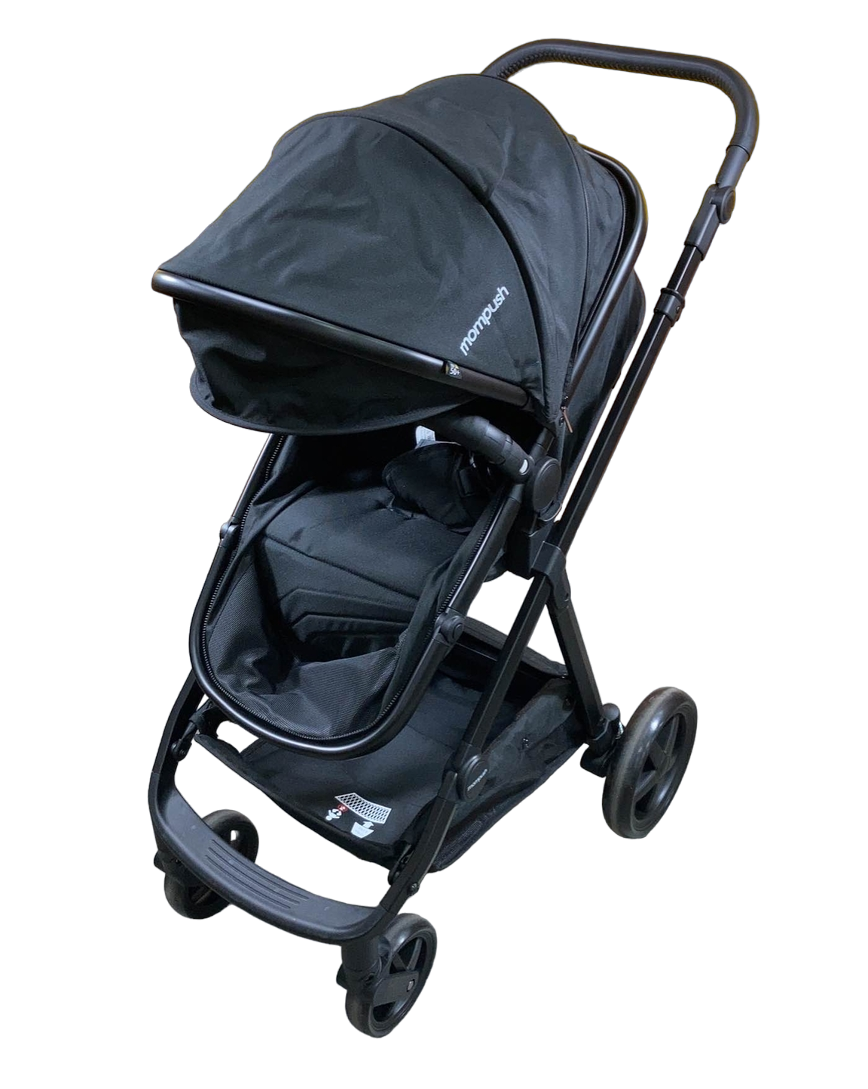 Mompush Meteor 2 Stroller, 2023, Black — GoodBuy Gear