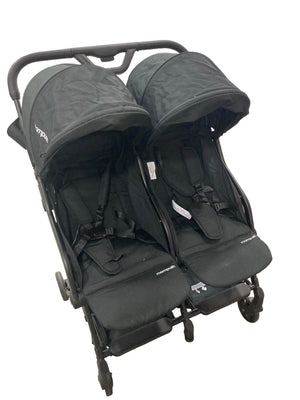 Mompush Lithe Double Stroller, Black, 2021