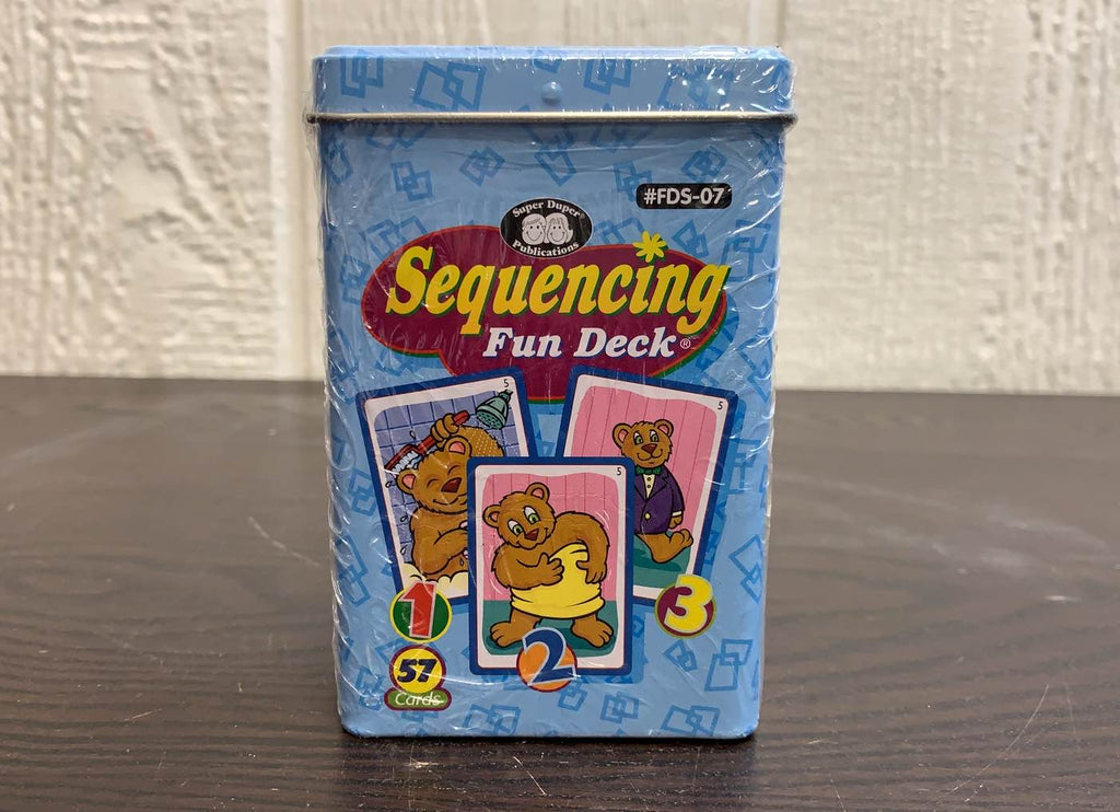 Super Duper Publications Sequencing Fun Deck Flash Cards