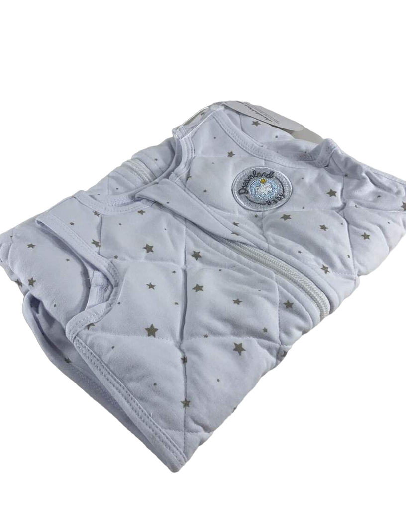 Dreamland Weighted Sleep Sack, Grey Star, 0-6 months