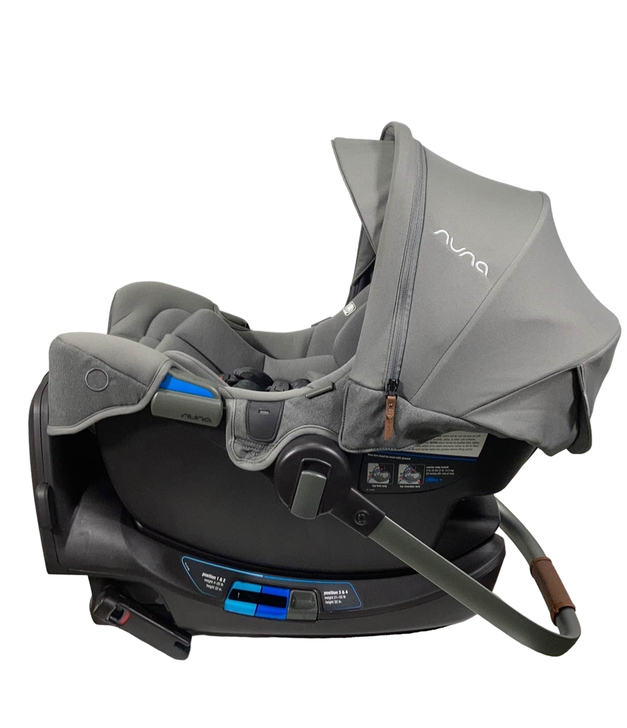 Nuna PIPA rx Infant Car Seat with RELX Base, 2021, Granite