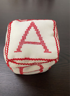 Cross Stitch Alphabet Blocks