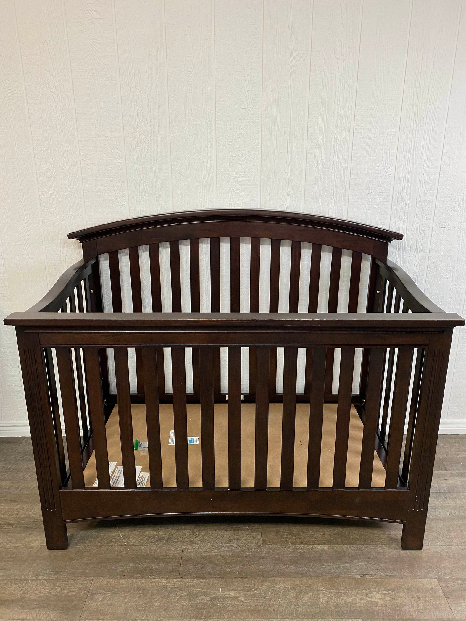 Baby Cache Bliss Essentials Curved Top Crib With Mattress — GoodBuy Gear