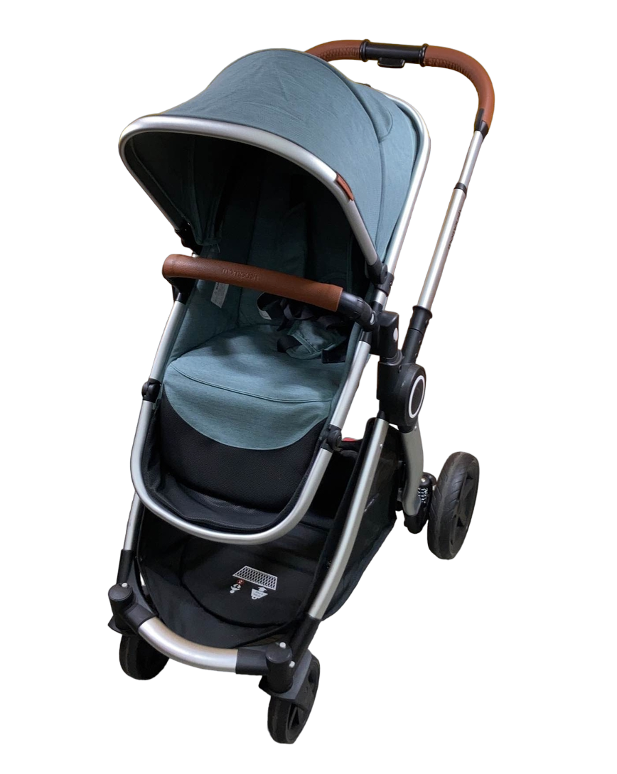 Mompush Ultimate 2 Baby Stroller, 2022, Sage with Silver Frame ...