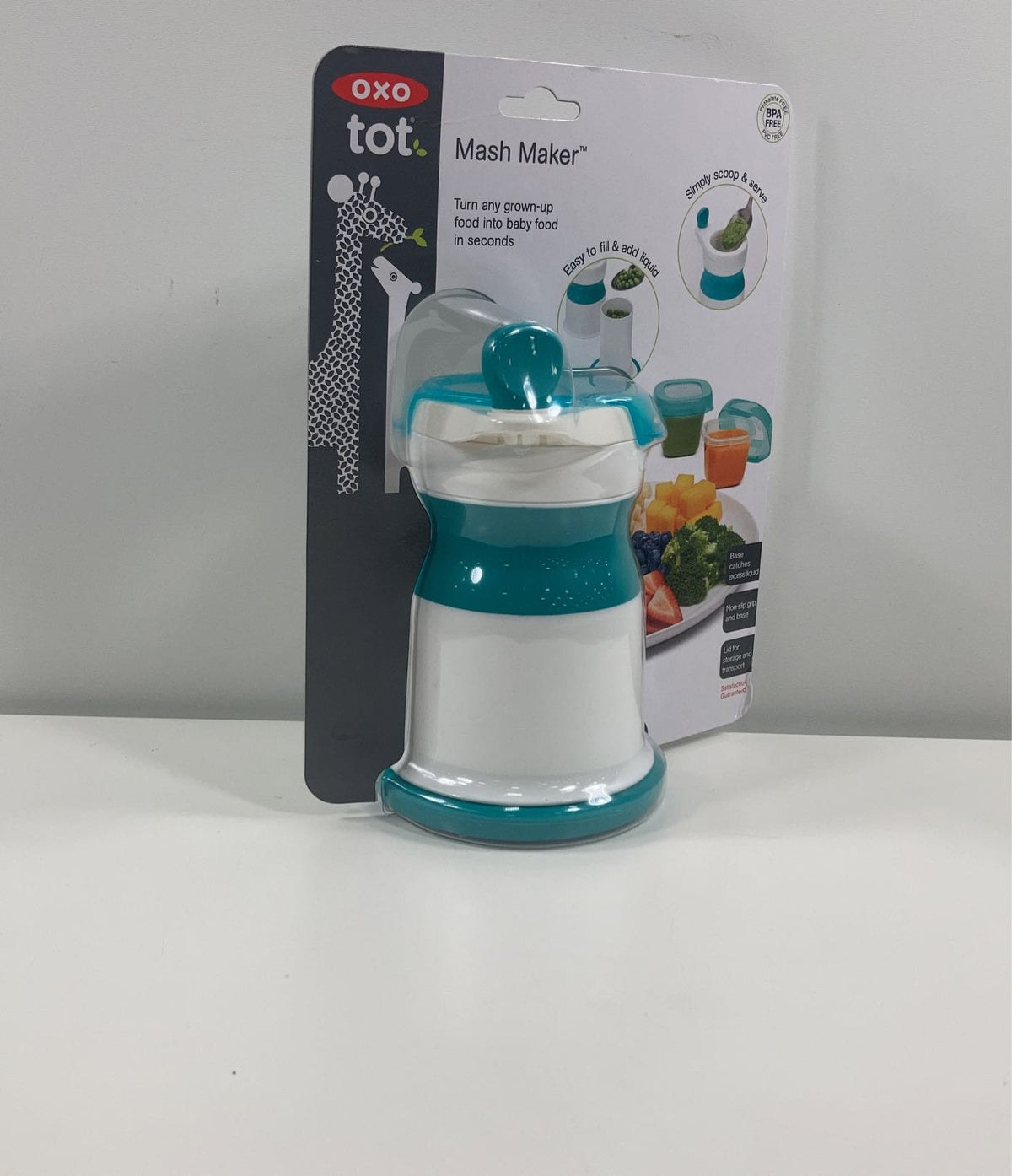 OXO Tot Mash Maker Baby Food Mill, Teal — GoodBuy Gear