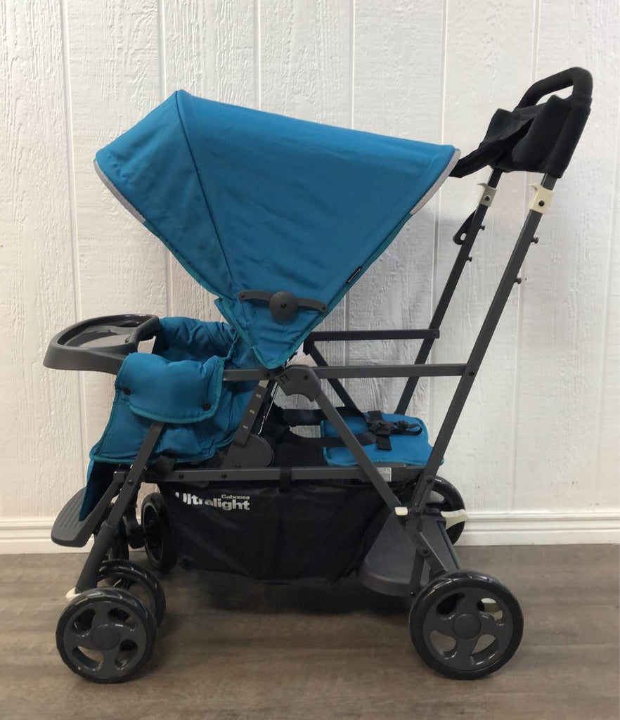 Joovy Caboose Ultralight Graphite Stroller, Turquoise, 2019