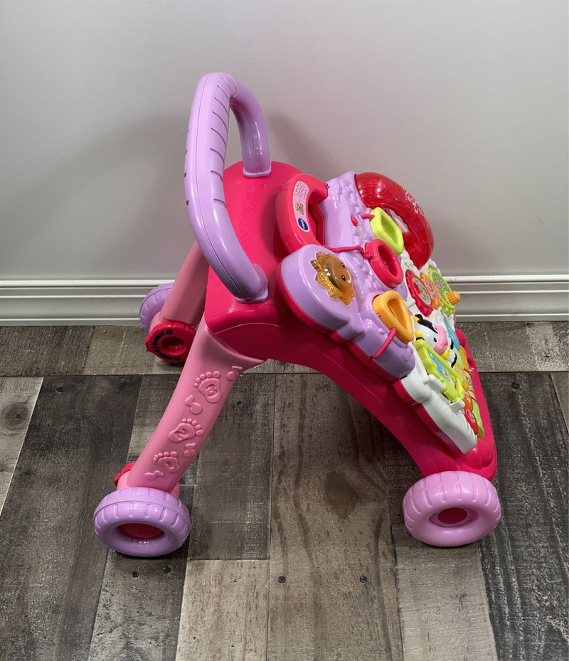 VTech Sit-To-Stand Learning Walker, Pink