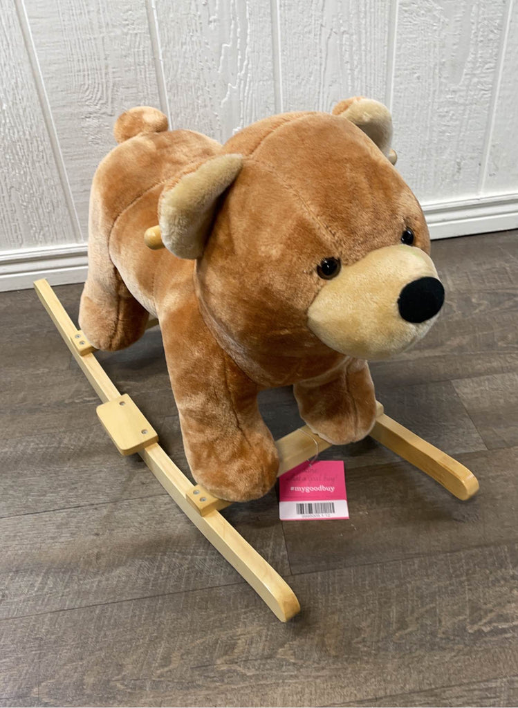 Trademark Happy Trails Plush Rocking Animal