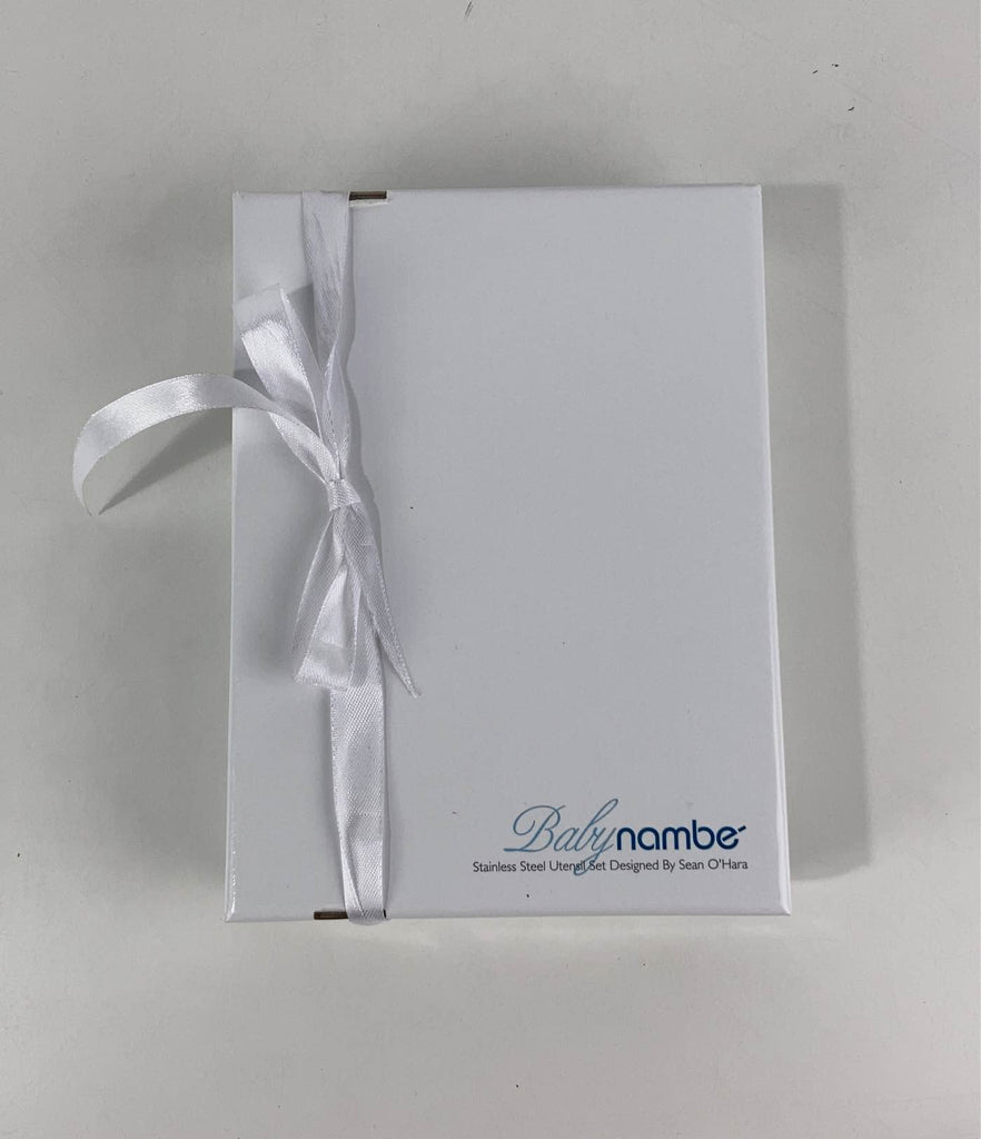 Nambe Baby Loop Spoon, Fork and Feeding Spoon