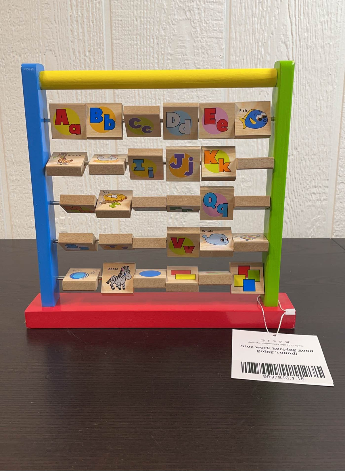 Shanghai Hong Xin Wooden Arts and Crafts ABC Flip Board — GoodBuy Gear