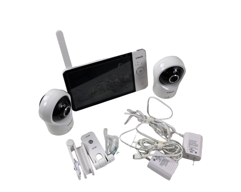 VTech 2 Camera 7” Smart Wifi 1080p Pan and Tilt Monitor RM7766-2HD
