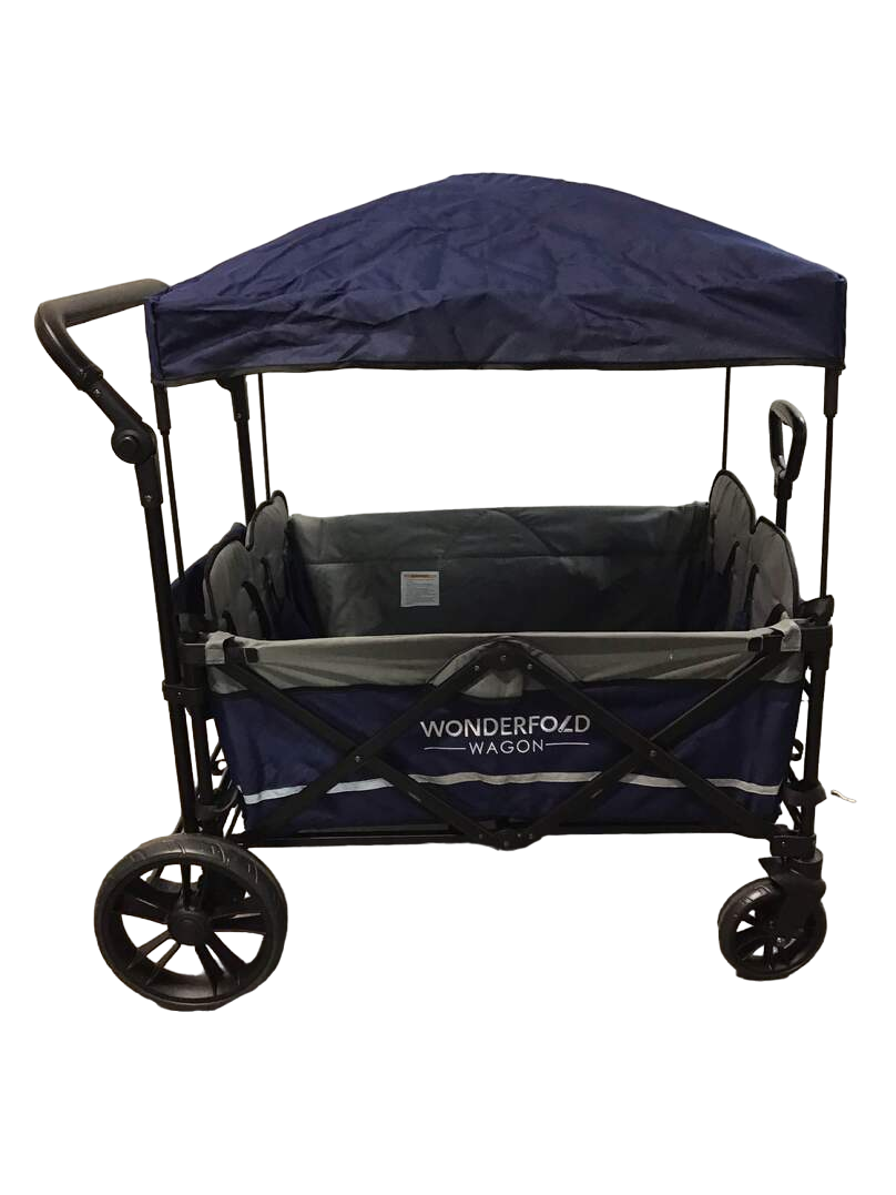 Wonderfold X4 Push & Pull Quad Stroller, 2021, Navy — GoodBuy Gear