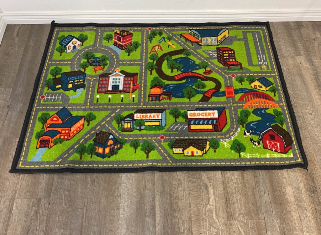 Transportation Play Rug