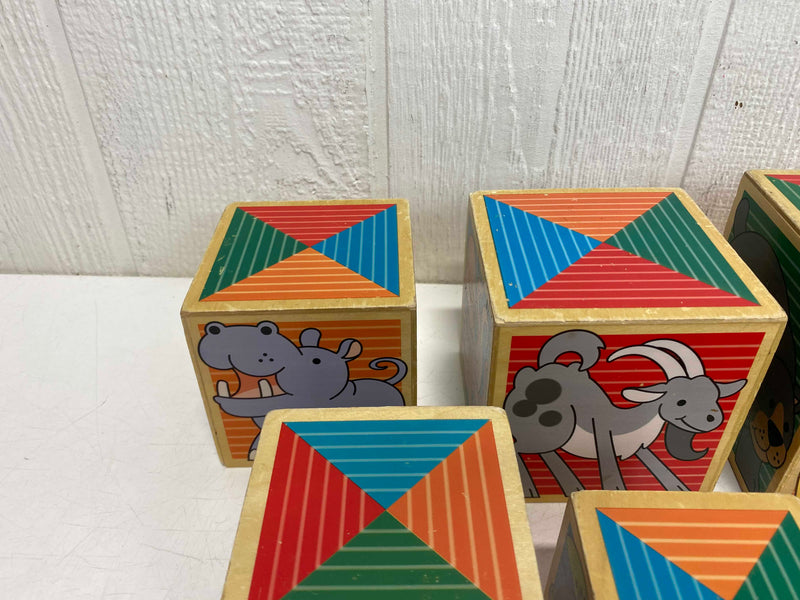 Melissa & Doug Wooden Nesting Blocks, Animals