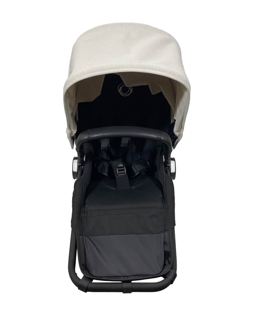 Bugaboo Donkey 5 Duo Extension Set, 2022, Black, Misty White