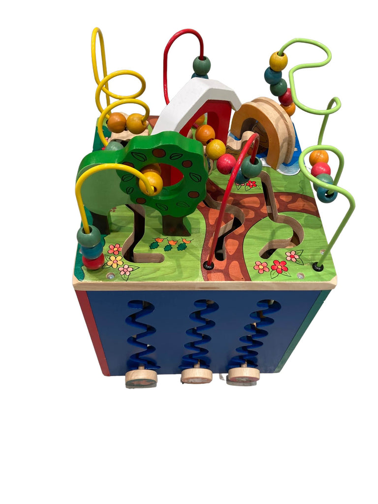 Battat Wooden Activity Cube