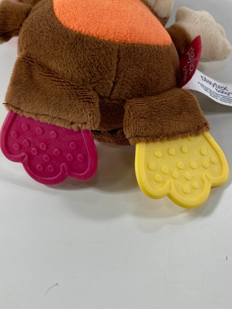Playtex Happy Monkey Plush Rattle Teether