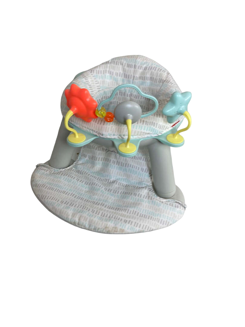 Skip Hop 2-in-1 Sit-up Activity Baby Chair, Silver Lining Cloud ...