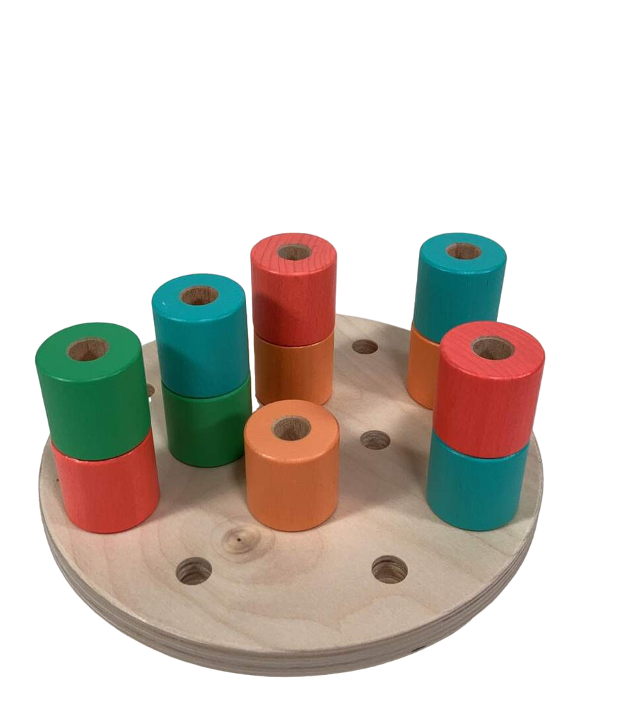 Lovevery Wooden Stacking Peg Board