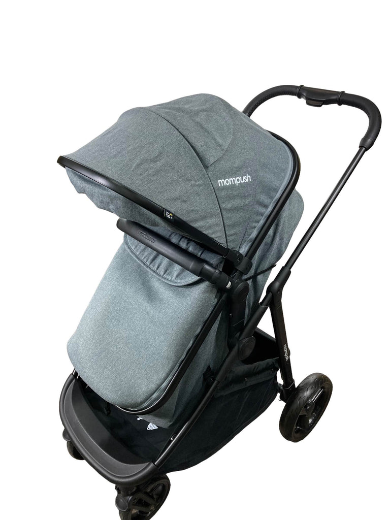 Mompush Wiz Stroller, 2021, Grey