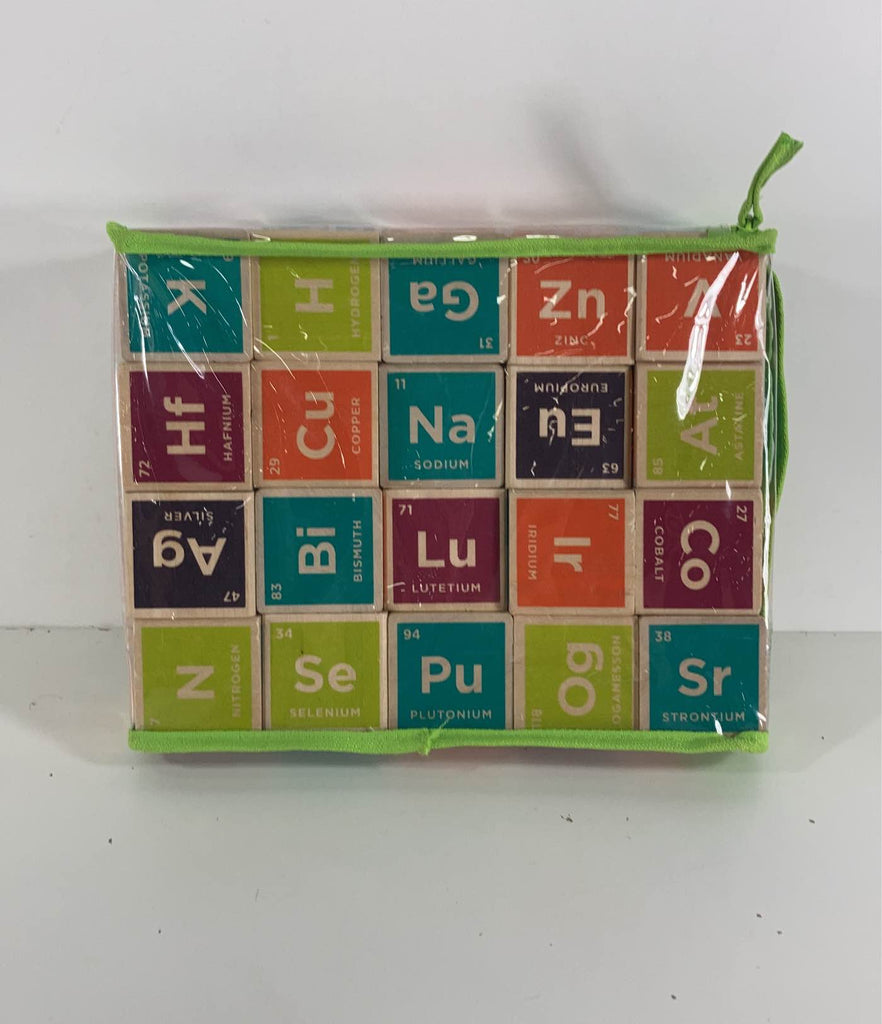 Wooden Periodic Table Blocks