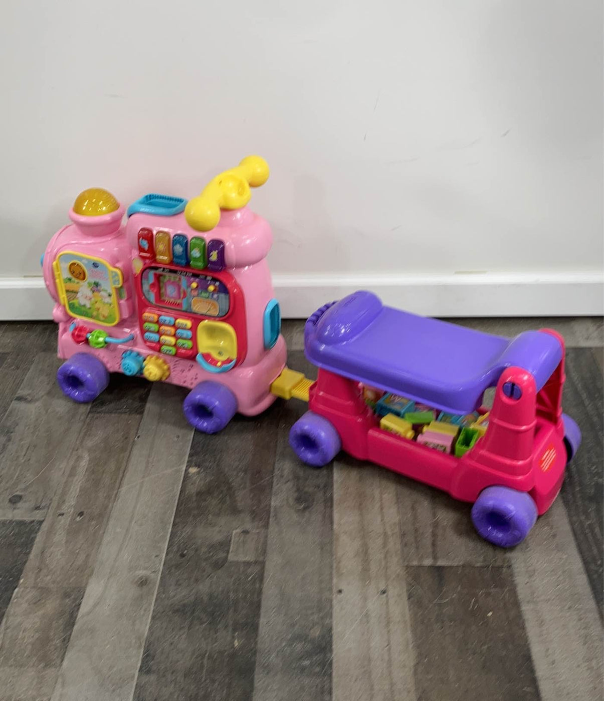 VTech Sit To Stand Ultimate Alphabet Train, Pink — GoodBuy Gear