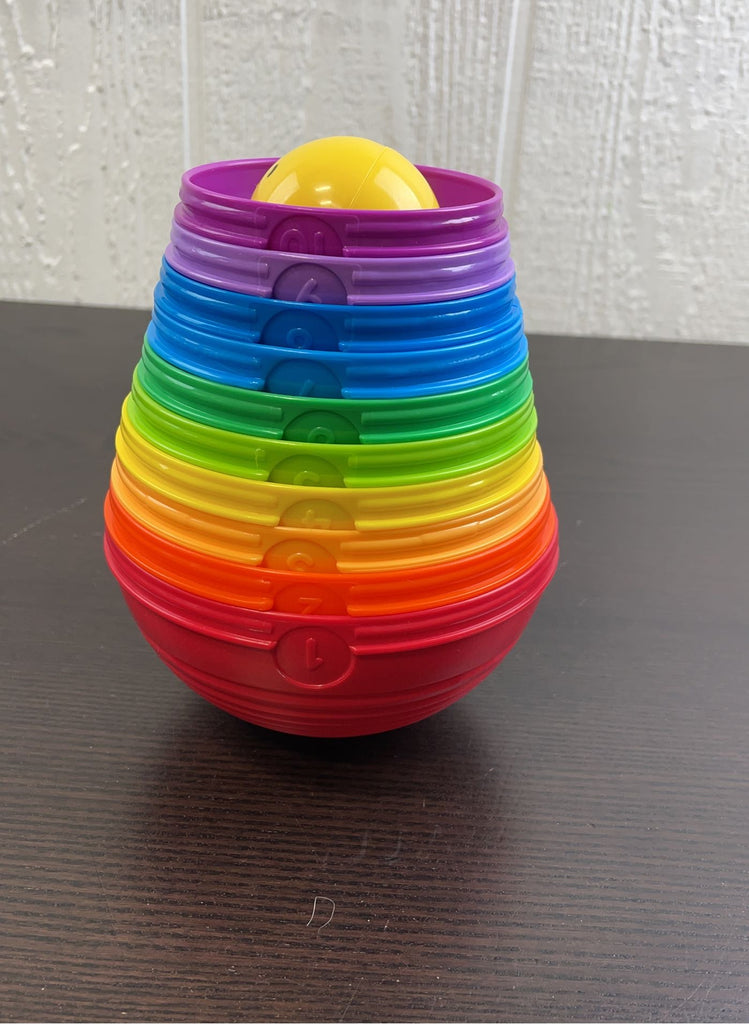 Fisher Price Brilliant Basics Stack And Roll Cups