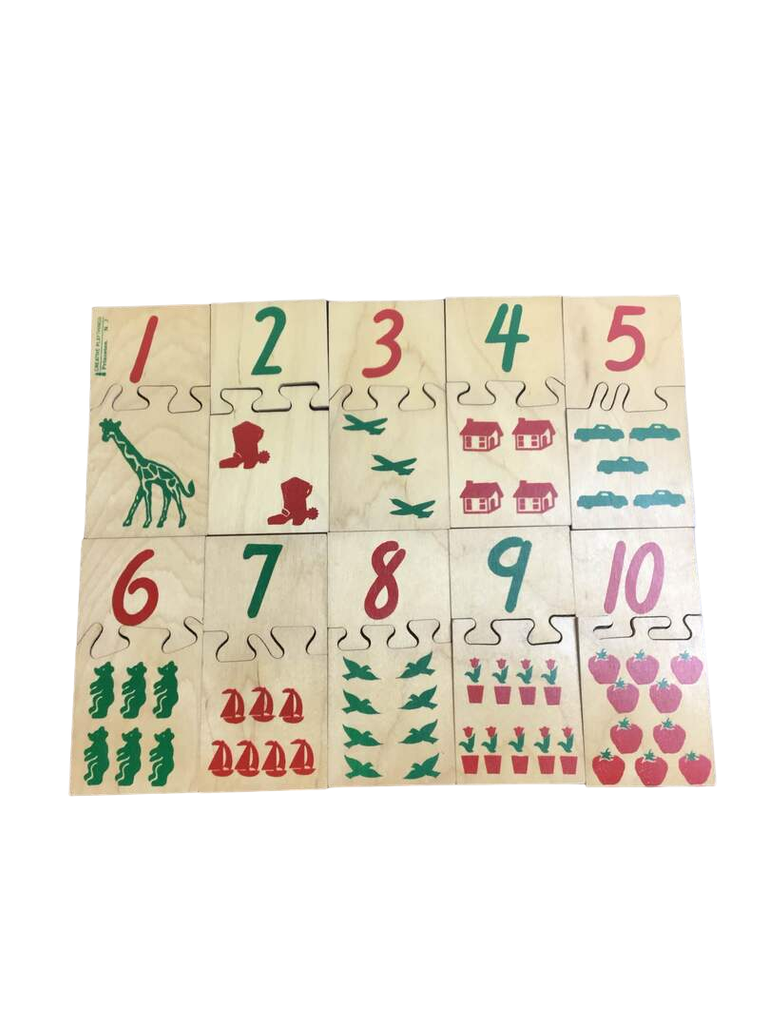 Creative Playthings Wooden Counting Puzzle