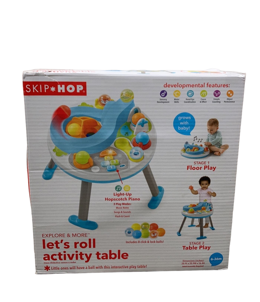 Skip Hop Explore & More Let's Roll Activity Table