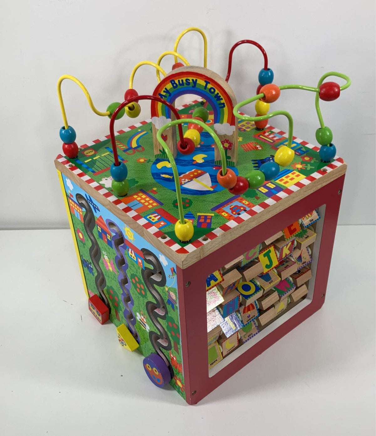 ALEX Jr. My Busy Town Wooden Activity Cube — GoodBuy Gear