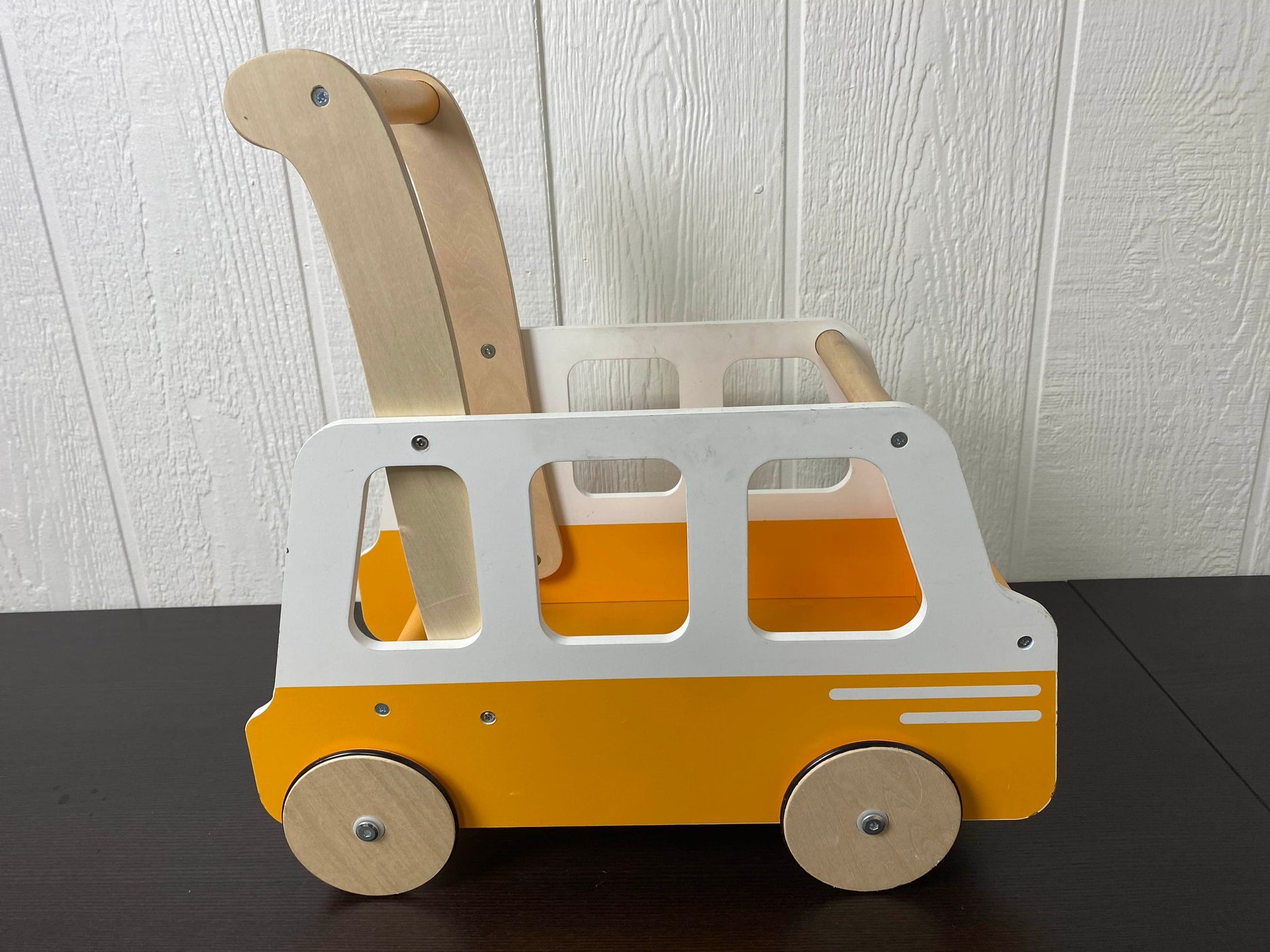 LINE Push Wooden School Bus — GoodBuy Gear