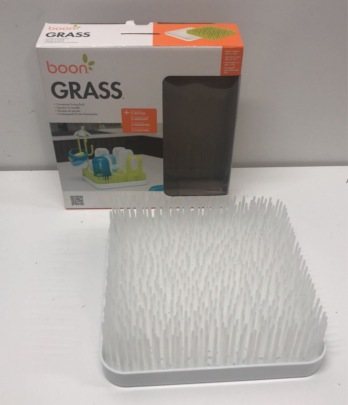Boon Grass Countertop Drying Rack, 1 Pack, White — GoodBuy Gear
