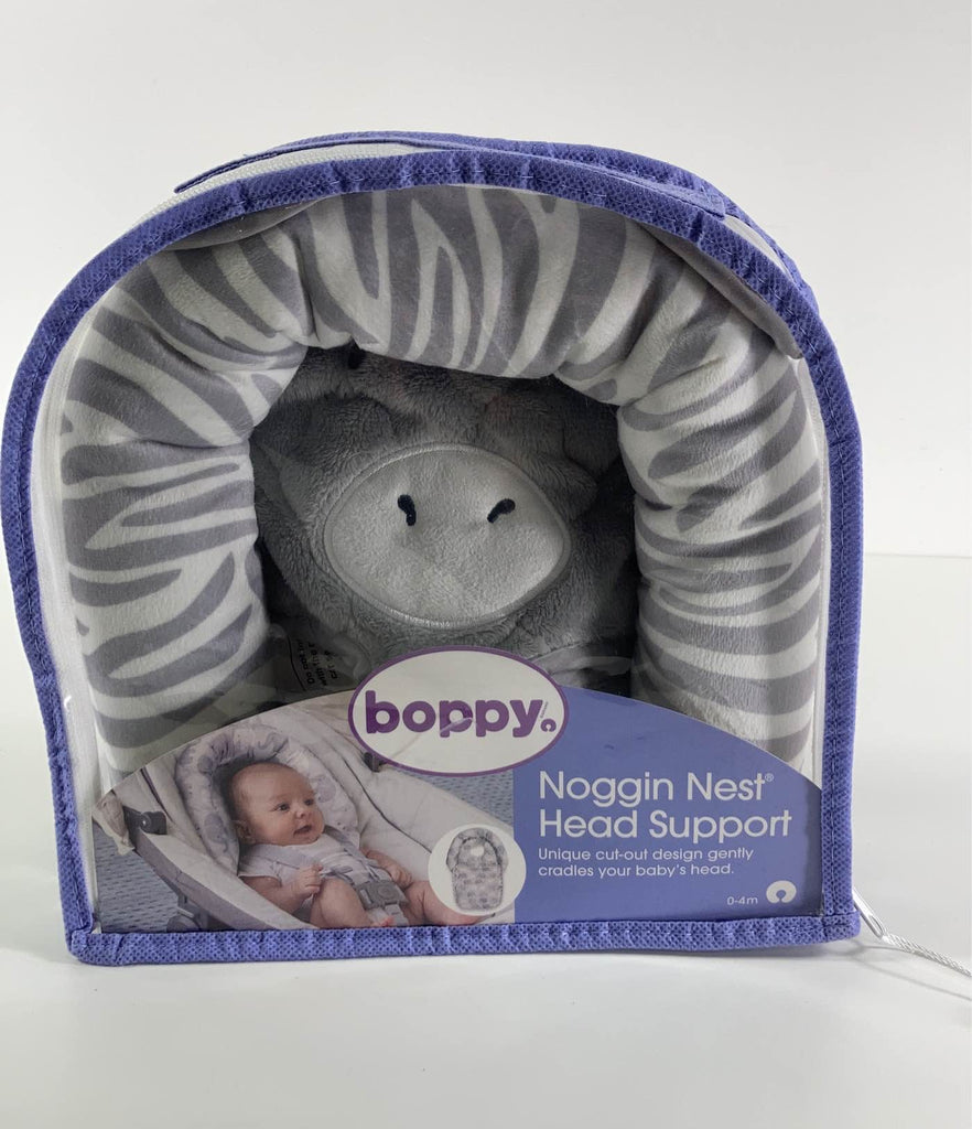 Boppy Noggin Nest Head Support, Gray Zebra