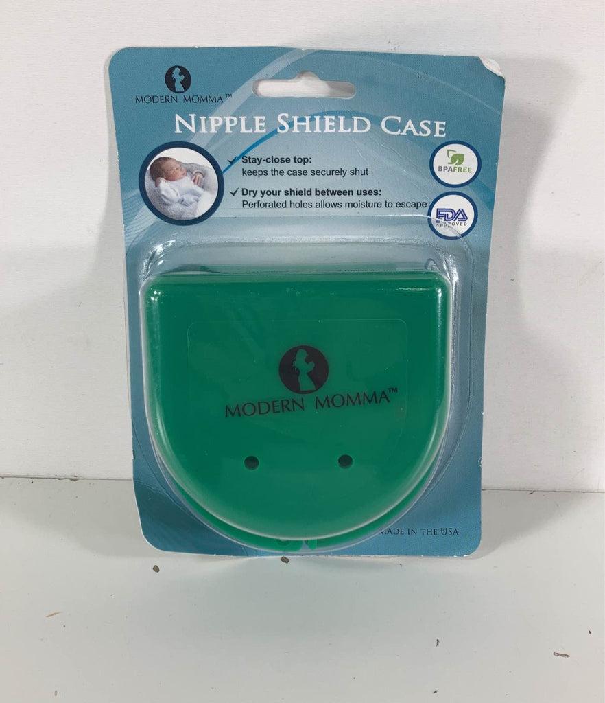 Modern Momma Nipple Shield Case, Green