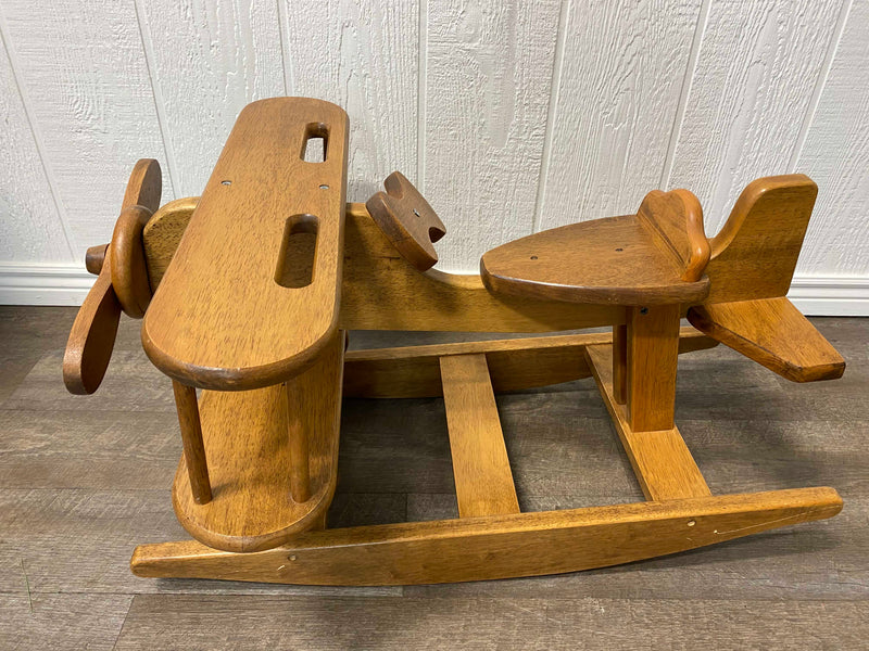 Wooden Airplane Rocker