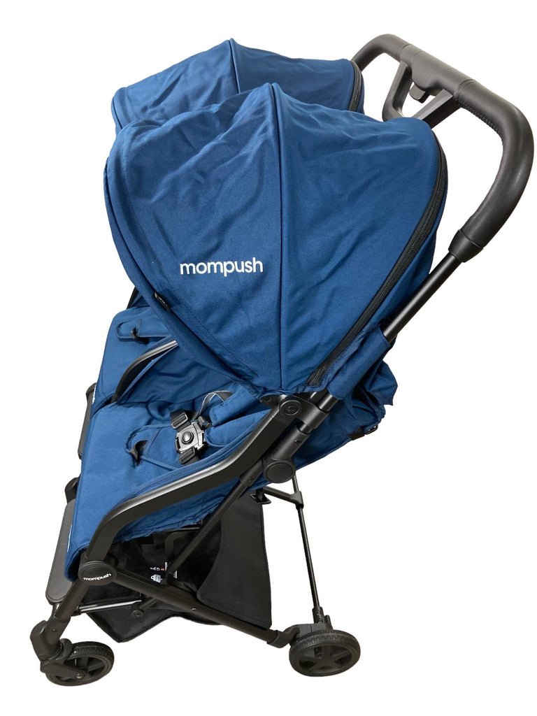 Mompush Lithe Double Stroller, Navy, 2021
