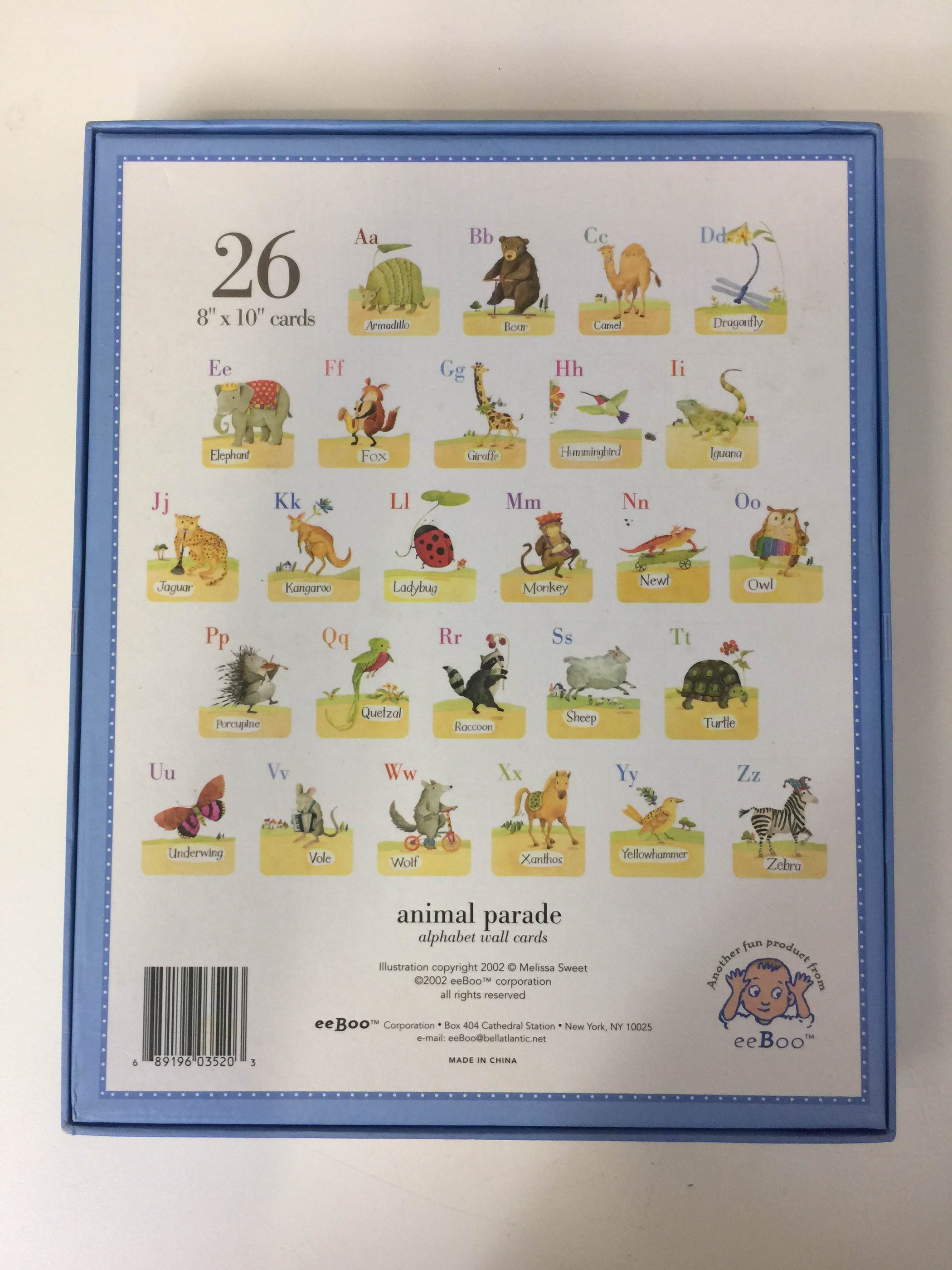 Eeboo Alphabet Animals Parade Wall Art — GoodBuy Gear