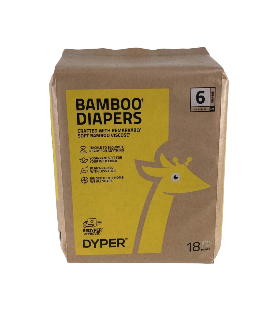 DYPER Bamboo Diapers, Size 6, 18 count — GoodBuy Gear